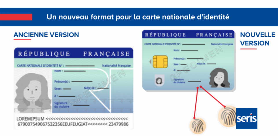 Un nouveau format pour la carte d'identité nationale | Seris France